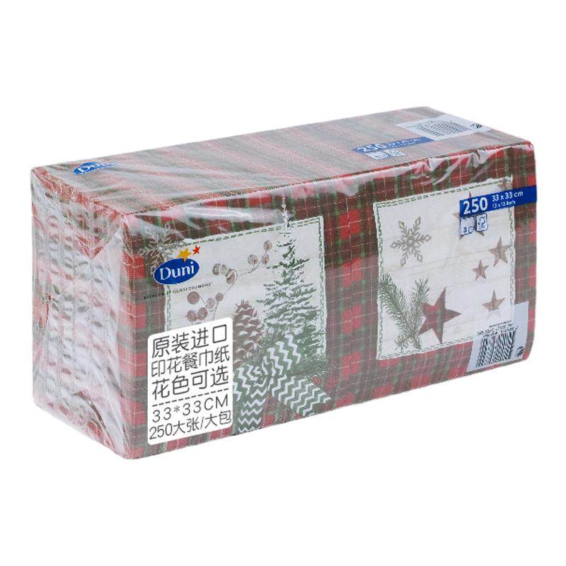 Duni 250-Count German Napkins - 33cm Square Dining & Restaurant Tissue