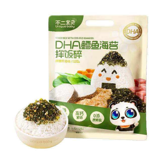 Fuji Baby DHA cod pork pine sea moss moss moss 108g with baby infant ...