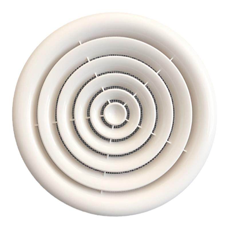 Plastic abs round diffuser snap-on spring-type fresh air system | fresh ...