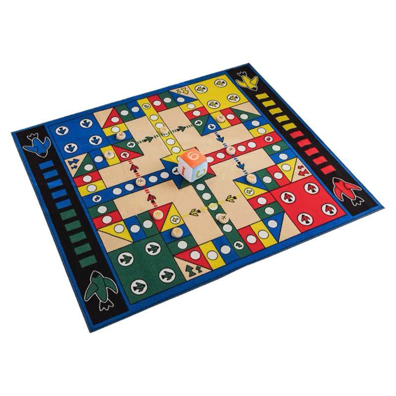 Race and Ludo Flying Chess Carpet Game - Plüsch-Puzzle-Brettspiel für ...