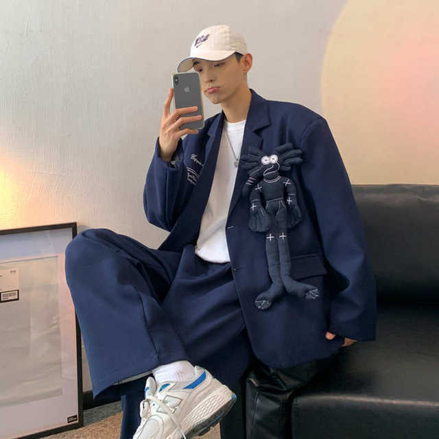 Cold -induced suit Senior Men Ying Ya Ya Men's Light Luxury Jacket Niche Nichels suit