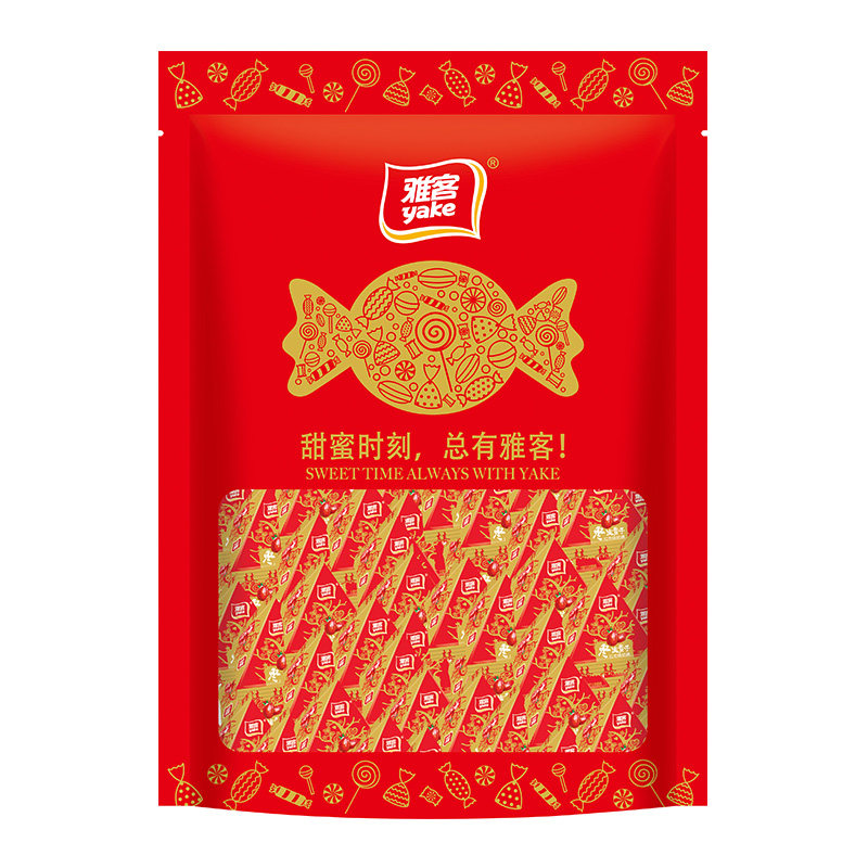 Yake Date & Guizi Gummy Candy 500g - Rode Dadel Smaak