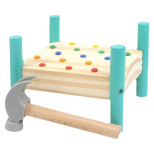 Children's Wooden Knocking Table Toy - Musical Grasping Training Tool