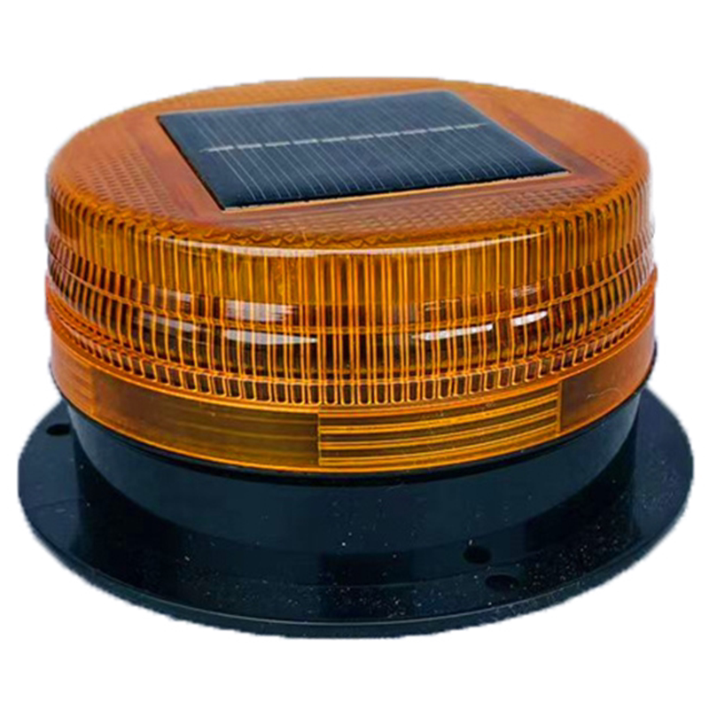 Solar Warning Strobe Light - Magnet Adsorption Red and Blue LED Strobe ...