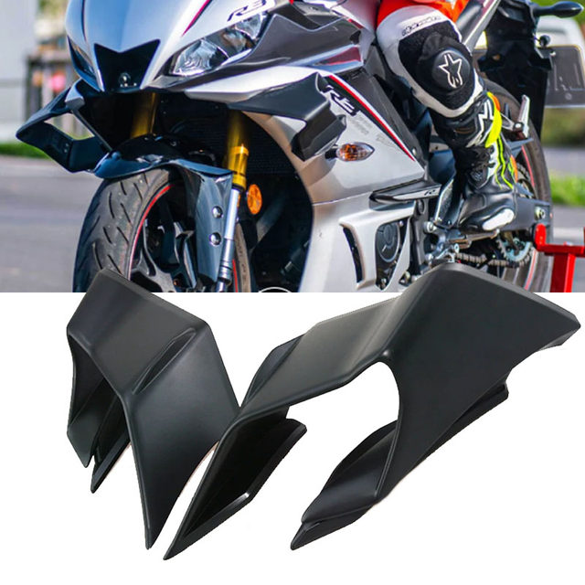 Suitable for Yamaha R3 R25 2019-2023 modified side spoiler fixed wind ...
