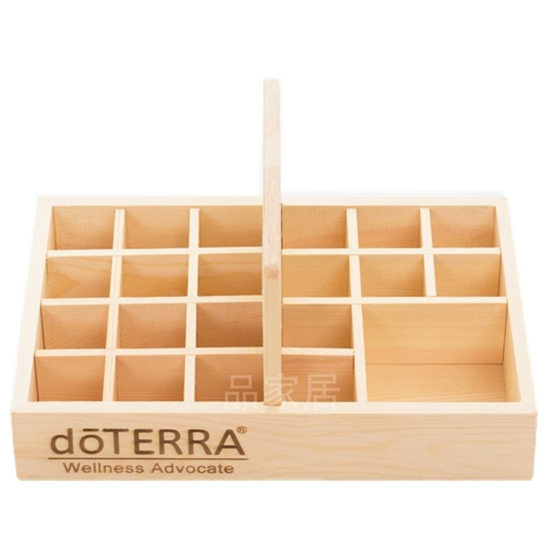Essential Oil Box Storage Wooden Box Display Classification Basket 21 ...
