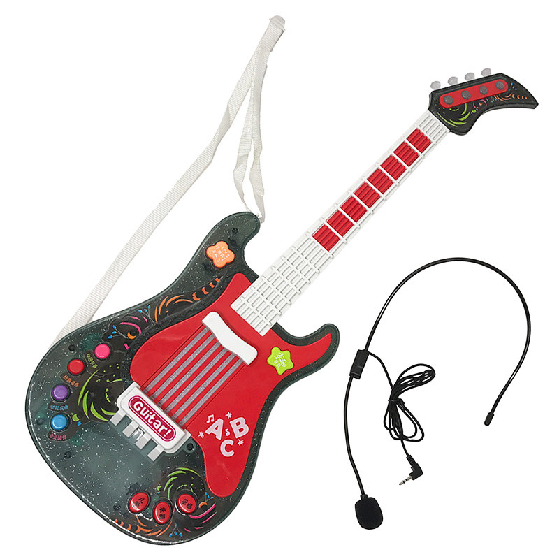 Children's Simulation Electronic Guitar Toy for Ages 3-10