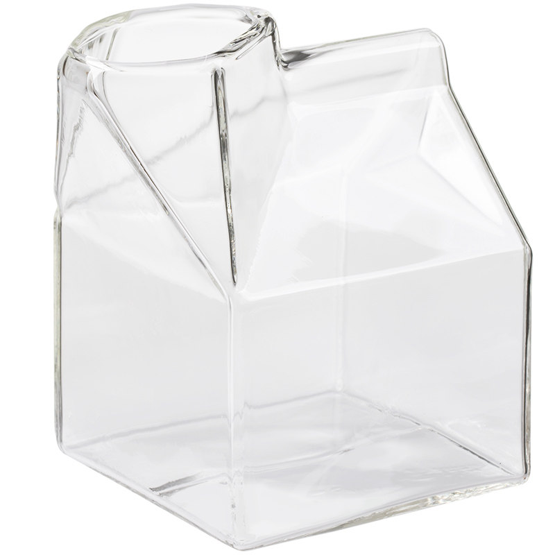 Rain Bazaar Glass Milk Cup - High Temperature Resistant Nordic Style
