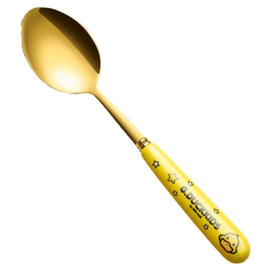 Yellow Duck Spoon | High-Value 304 Cartoon Stainless Steel Small Fork ...
