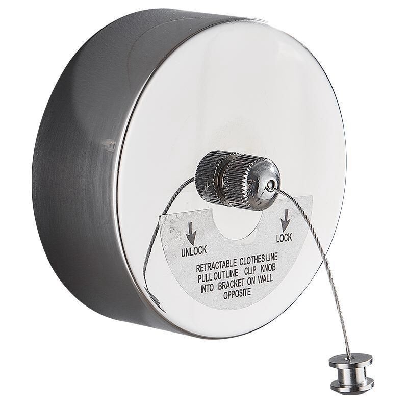 Stainless Steel Invisible Clothesline - Retractable for Balcony/Bathroom