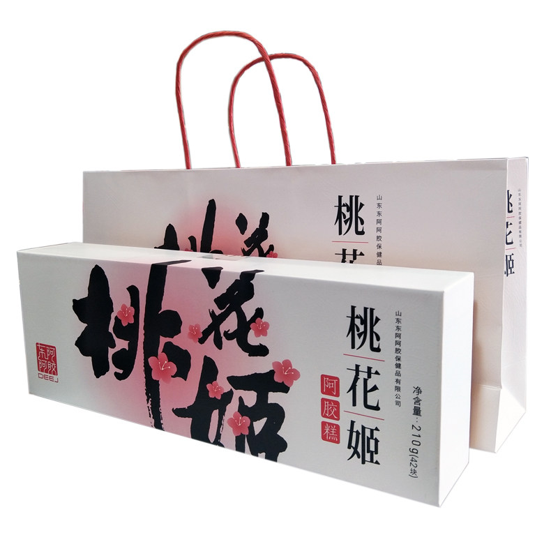 New Genuine Dong'e Ejiao Peach Blossom Ji Ejiao Cake 300g x 60 Pieces x 5g