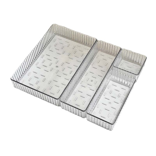 Cajón transparente debajo de la mesa, caja con división de ...