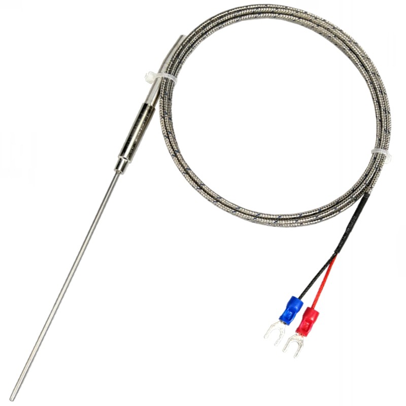 เทอร์โมคัปเปิลหุ้มเกราะ k-type wrnk-191 หัววัดอุณหภูมิสูง pt100/e/j/t temperature sensor probe