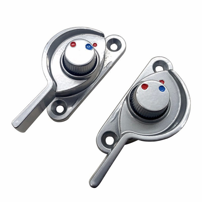 Aluminum Alloy Crescent Lock - Red and Blue Safety Lock for Doors and ...