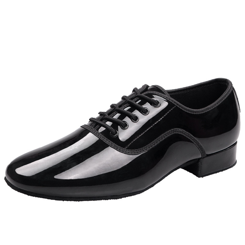 Men's professional modern dance shoes Ballroom dance low-heeled ...