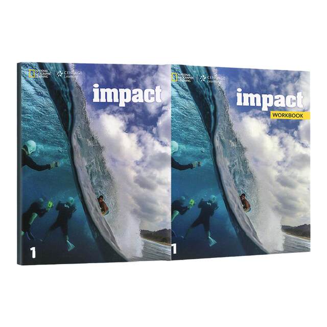 Spot English original imported English textbook Impact Level 1 student ...