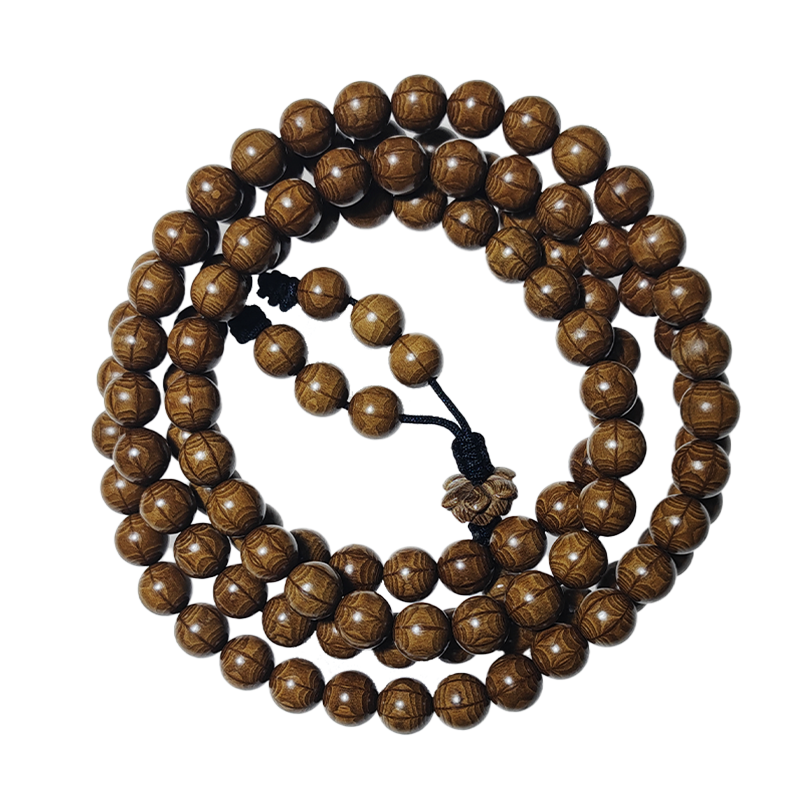 Liudao Dragon Wood Rosary Bracelet - 108 Beads