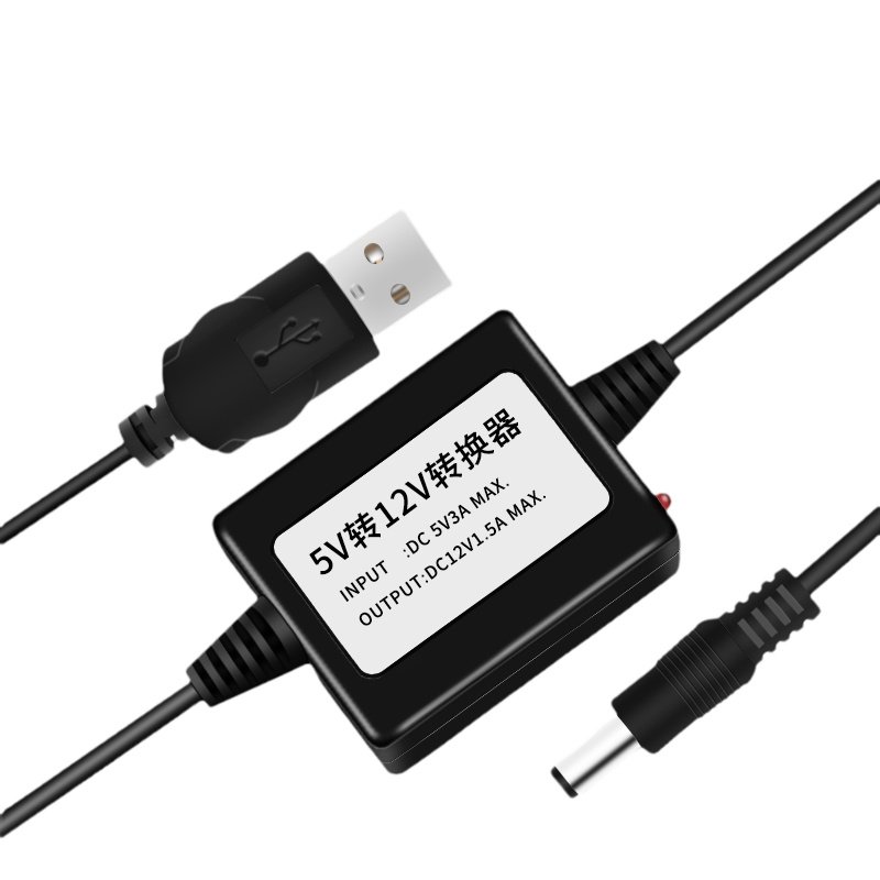 USB to 5V/9V/12V Boost Cable - Power Bank Mobile Power Router Optical ...