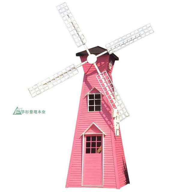Windmill display windmill windmill wooden anti-corrosion windmill large ...