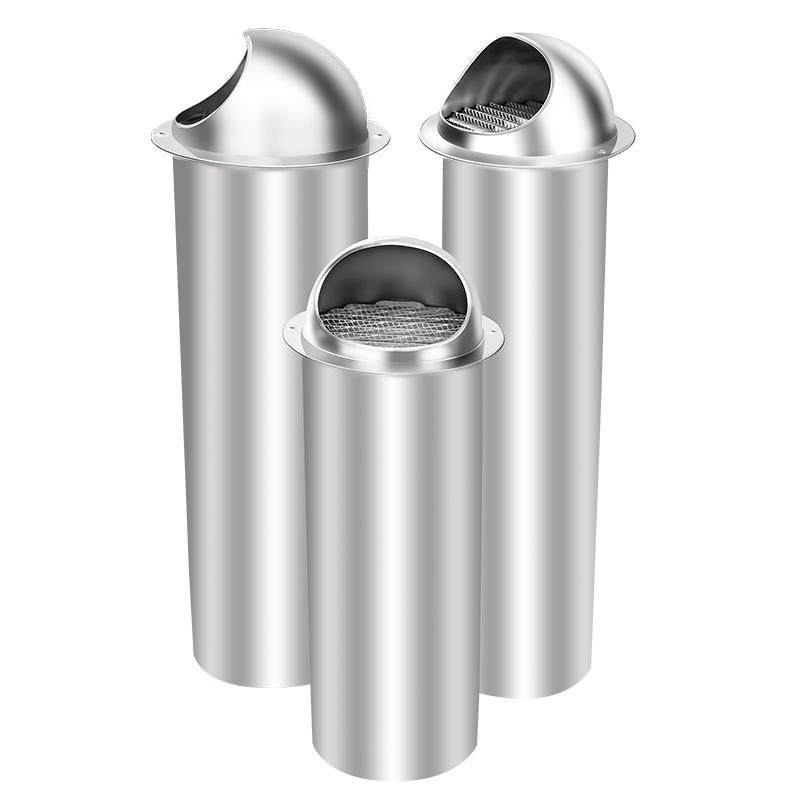 Stainless Steel Hood Exterior Wall Air Outlet Range Hood - Through Wall ...