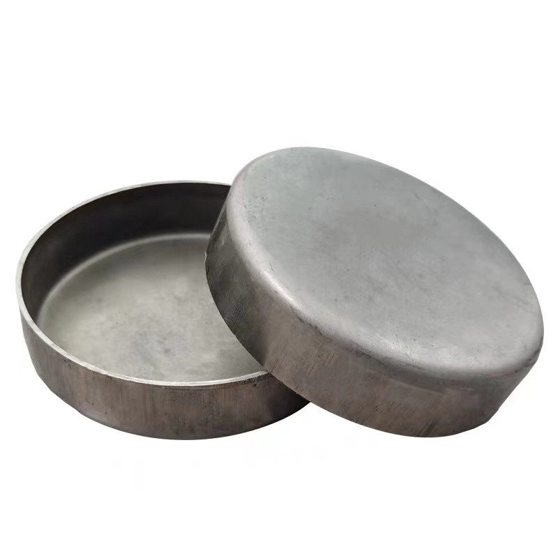 Stainless Steel Pipe Cap - Flat Bottom Welded