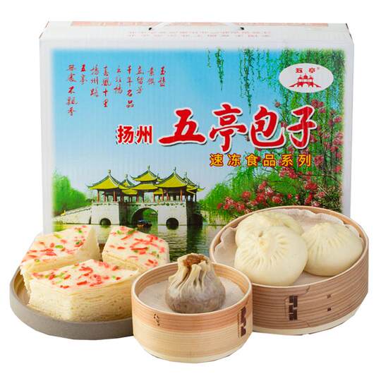 Yangzhou Specialty Wuting Quick-Frozen Steamed Stuffed Bun Breakfast ...