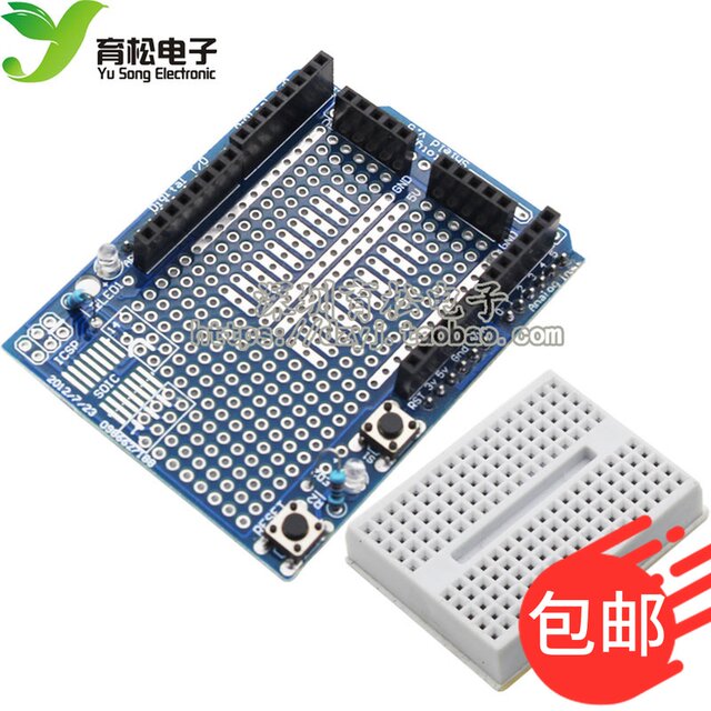 Robot prototype expansion board mini breadboard learning development board supports UNO R3