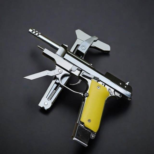 1:2.05 Beretta 93R full metal alloy submachine pistol model children's ...