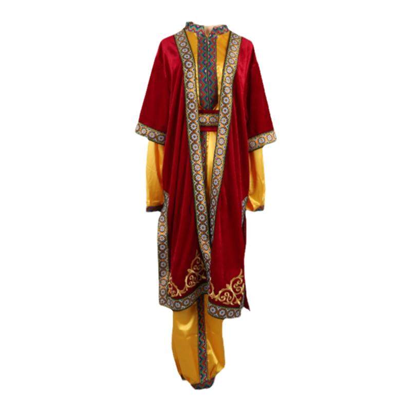 Xinjiang Clothing Uyghur Men's Suit - Dance Performance Attire for Stage