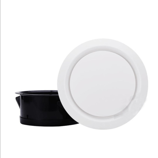 Fresh Air System Exhaust Outlet with Oblique Blades Round ABS Dense ...