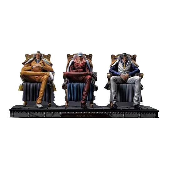 Bt ruffy three generals aokiji yellow ape thunder god sauron pirates ...