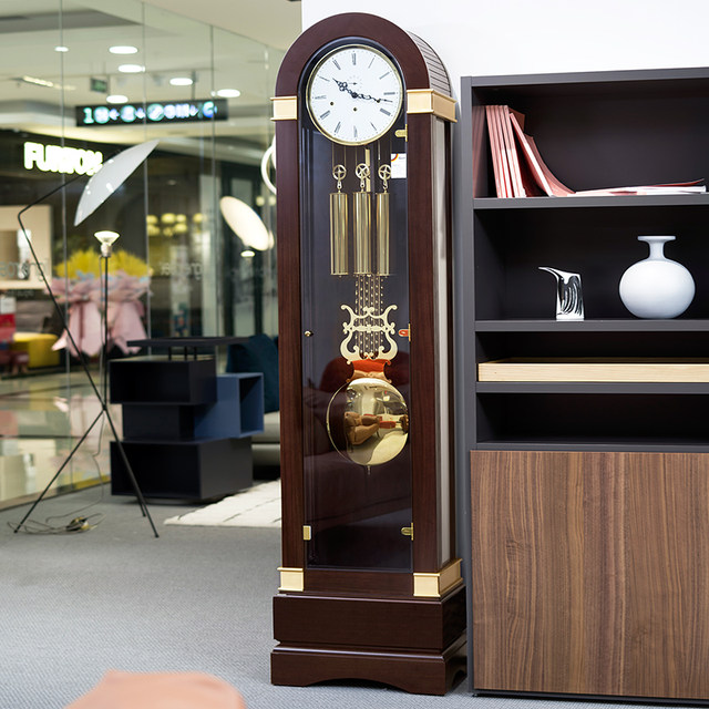 European style floor clock living room light luxury mechanical floor ...