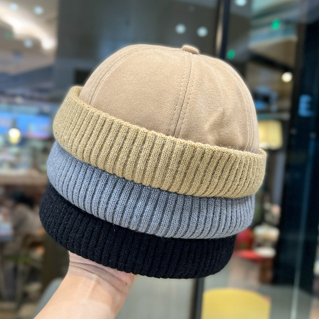 Guapi hat men's street yuppie hat autumn and winter brimless sailor hat ...