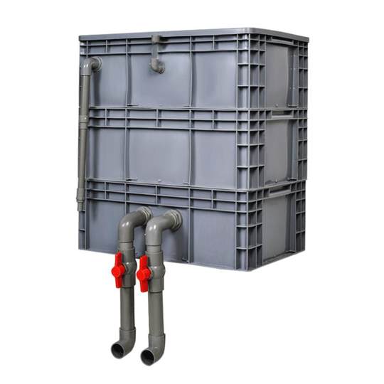 Fish tank turnover กล่องกรอง pond trickle กล่องกรองด้านบนระบบการ ...