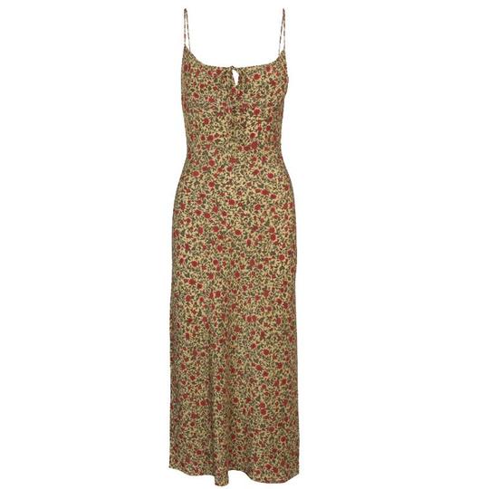 Realisation par Dahlia Silk Midi Dress - Floral Print