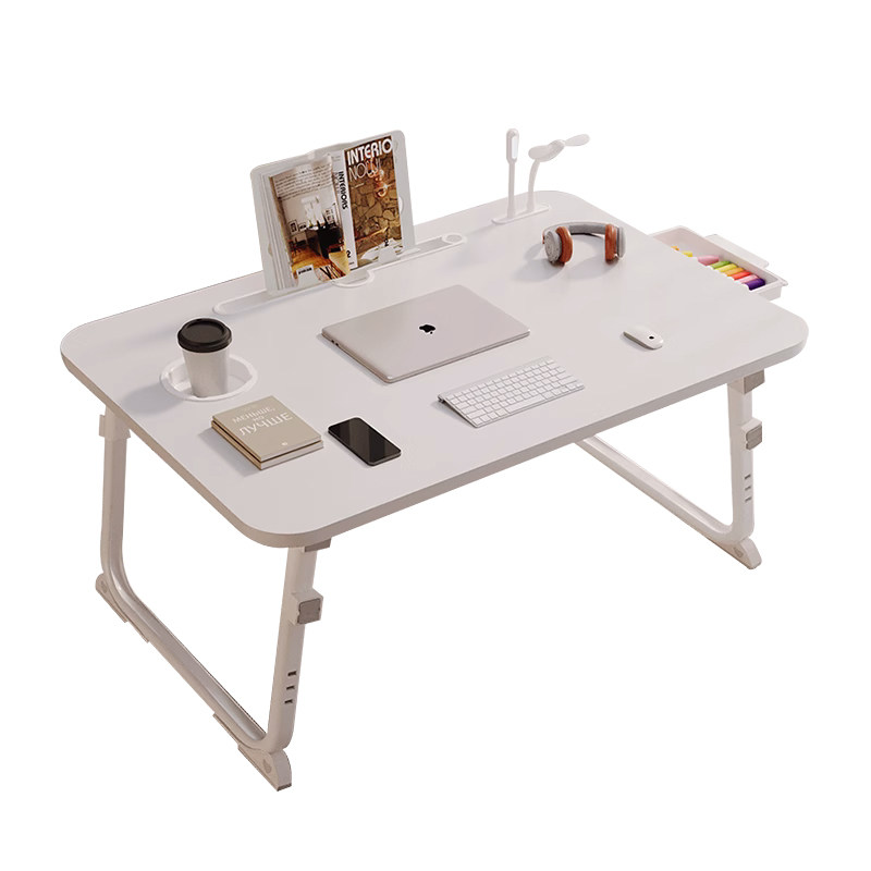 Liftable Bed Small Table - Foldable Dormitory Upper Bunk Student Study ...