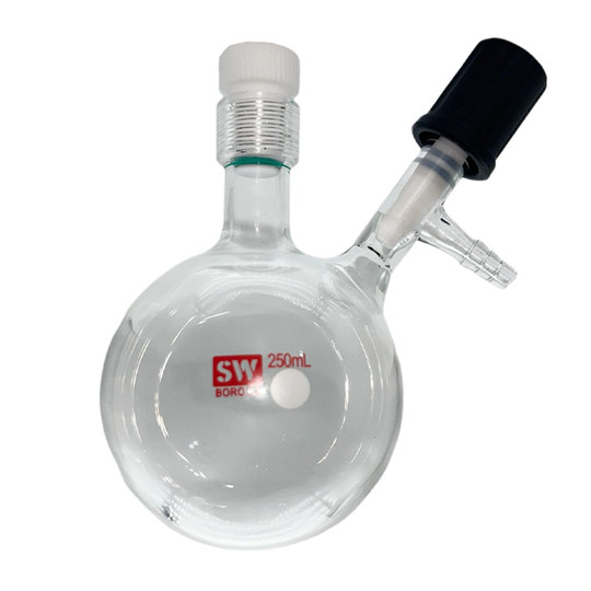 High Vacuum Schlenk Shulun Shrek Reaction Bottle with Screw-Mouth ...