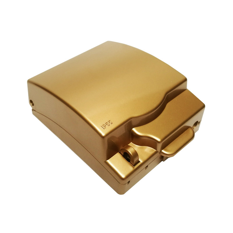 Outdoor Lockable Power Supply Box - Waterproof with Switch Socket Cover