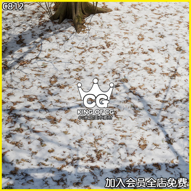 Scanned Materials - Snow Vol. 1 UE5 Unreal High-quality Scanned Snow ...