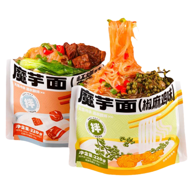 Konjac cold noodles are convenient to eat sugar -free 0 fatty konjac ...