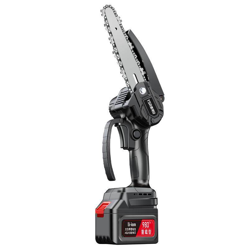 Electric Chainsaw - Rechargeable Hand-Held Saw for Household and ...