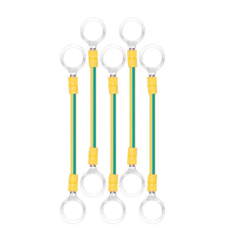 Chaoda 10 sq mm BV Wire - Yellow/Green Grounding Jumper