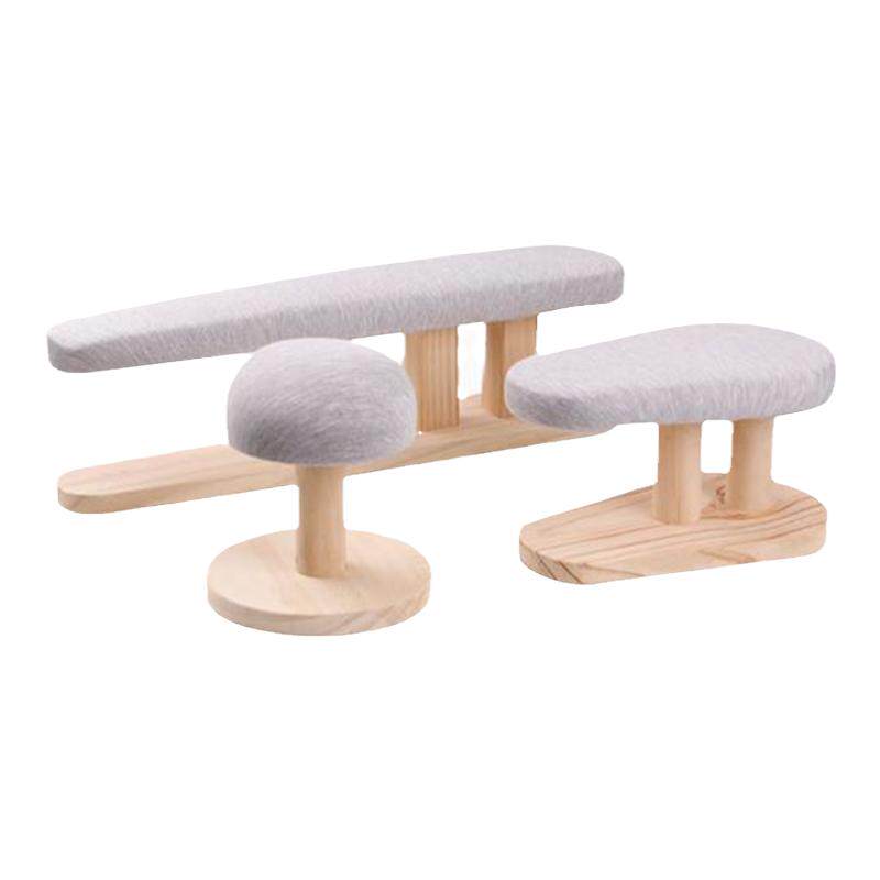 Little Luban Solid Wood Hot Stool - Oval Small Round Multi-Purpose