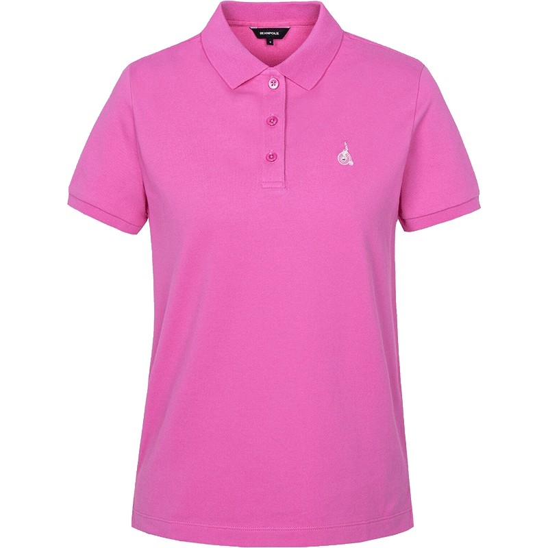 Beanpole Binbo Solid Color Short-Sleeved Polo Shirt - 2023 Collection