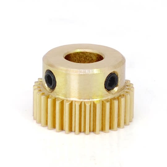 Brass Gear 0.5m28t/Micro Gear 0.5 Mold 28 | with Convex Steps/Straight ...