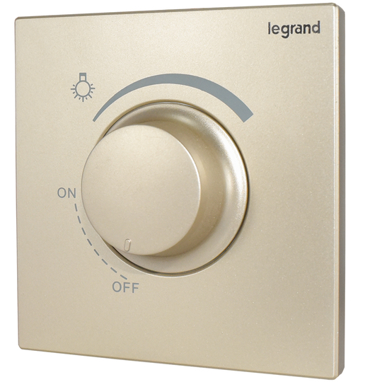 Legrand Champagne Gold Dimmer Switch - Type 86 Spotlight Control