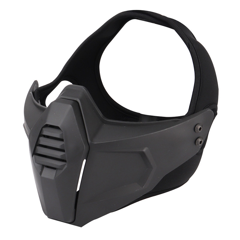 Tactical Soldier Half-Face Protective Mask - 3D Design