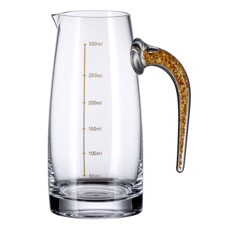Large Liquor Dispenser Crystal Glass Jug - 500ml Capacity Decanter ...
