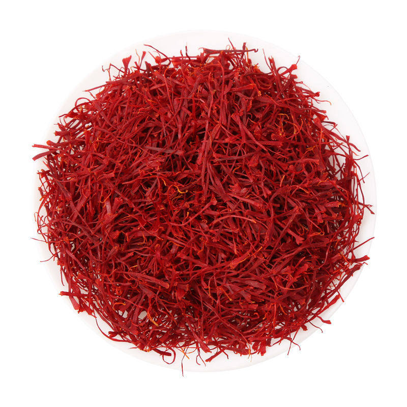 La primera cosecha de azafrán, té de diosa de la salud de azafrán ...