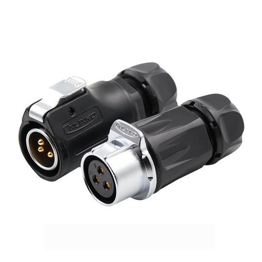 Cnlinko LP20 2ピン3線式防水航空プラグコネクタ - 12コアオス/メスソケット